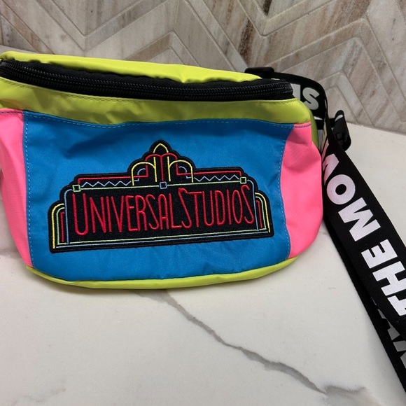 Bags | Universal Studios Neon Fanny Pack | Poshmark